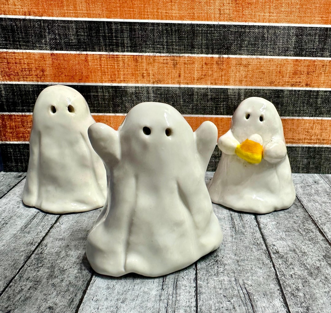 Handmade Ceramic Ghost - Etsy