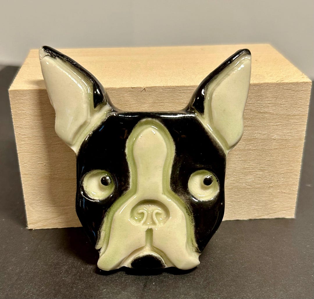 Ceramic Boston Terrier - Etsy