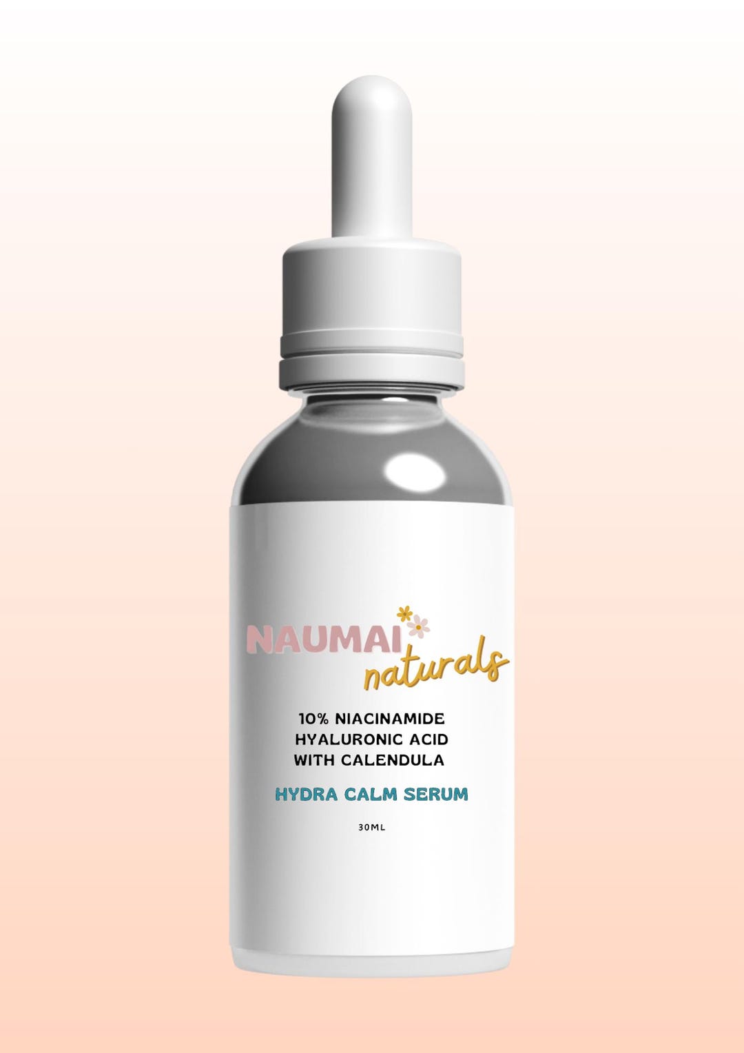 Hydra Calm Serum 10% Niacinamide, Hyaluronic Acid, & Calendula Extract ...