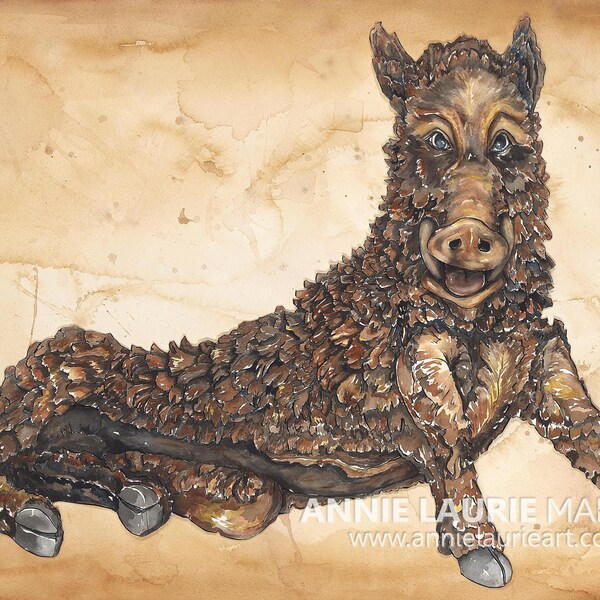 Razorback Painting - Etsy