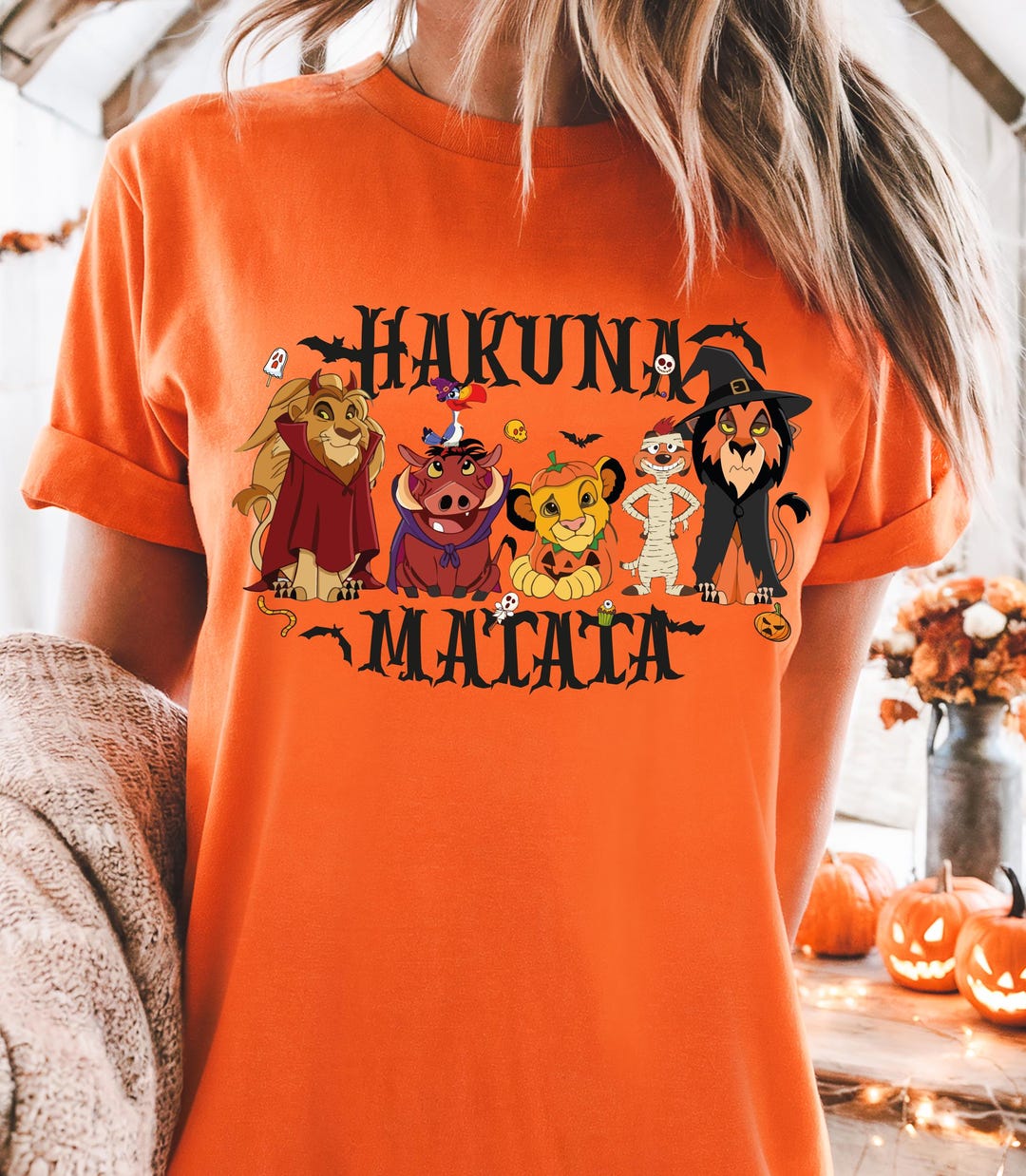 Disney Halloween Lion King T-shirt, Spooky Hakuna Matata Sweatshirt ...