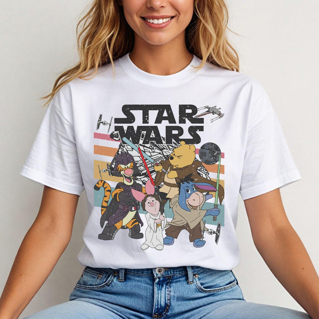 Winnie the Pooh Star Wars Shirt, Disney Darth Vader Pooh Bear Tee, May ...