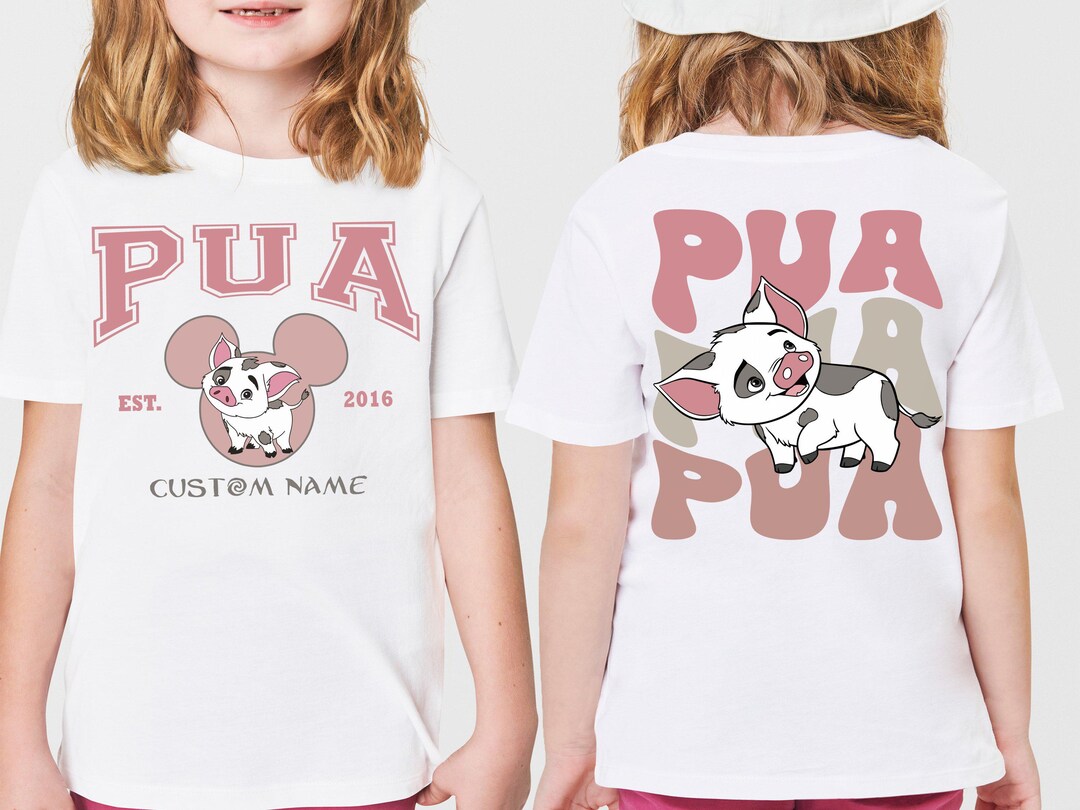 Disney Pua Shirt, Custom Moana Movie Pua Shirt, Matching Girls Trip Tee ...