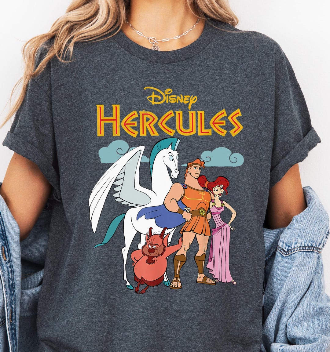 Disney Hercules Shirt, Hercules & Megara Tee, Pegasus T-shirt, Twelve ...