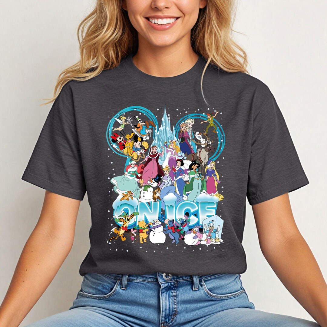 Disney on Ice Shirt, Princess on Ice Tee, Mickey & Friends on Ice Tee ...