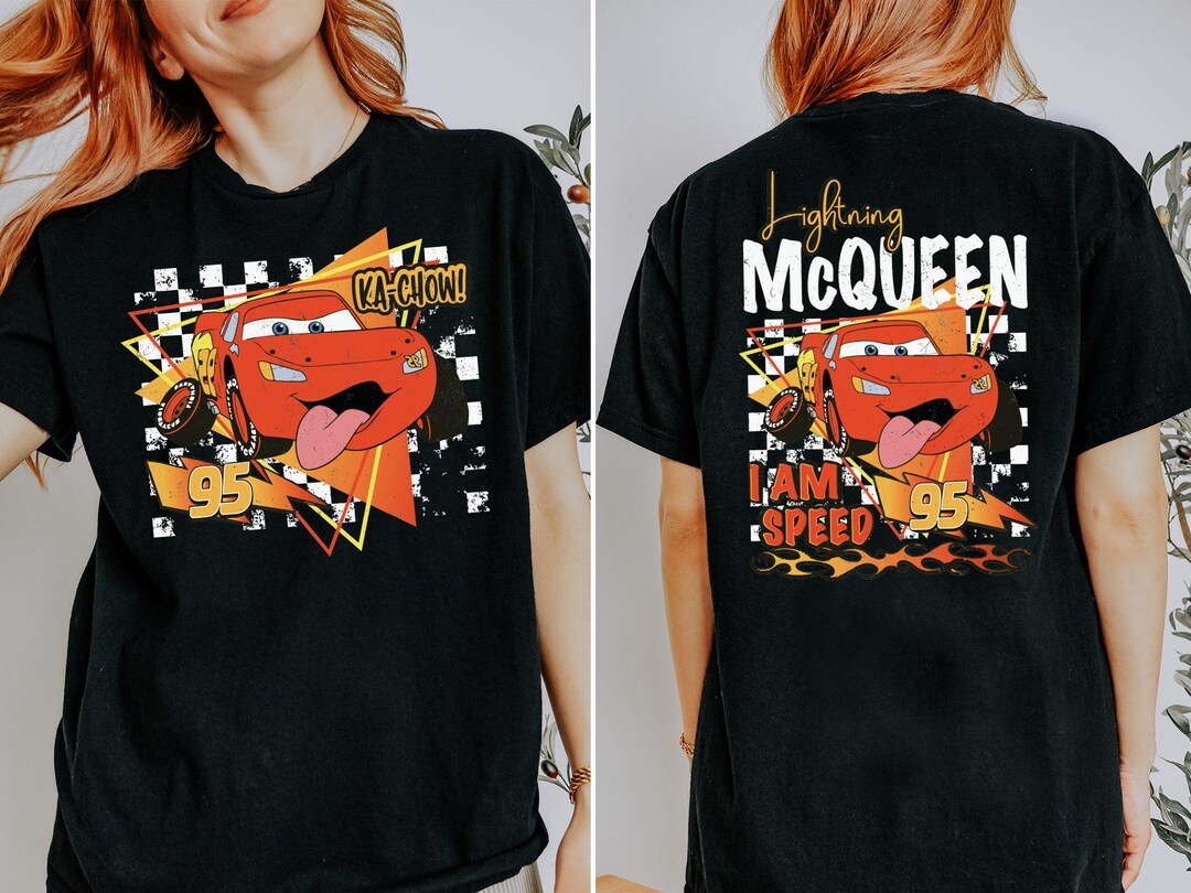 Disney Lightning Mcqueen Shirt, Pixar Cars Ka-chow T-shirt, Piston Cup ...