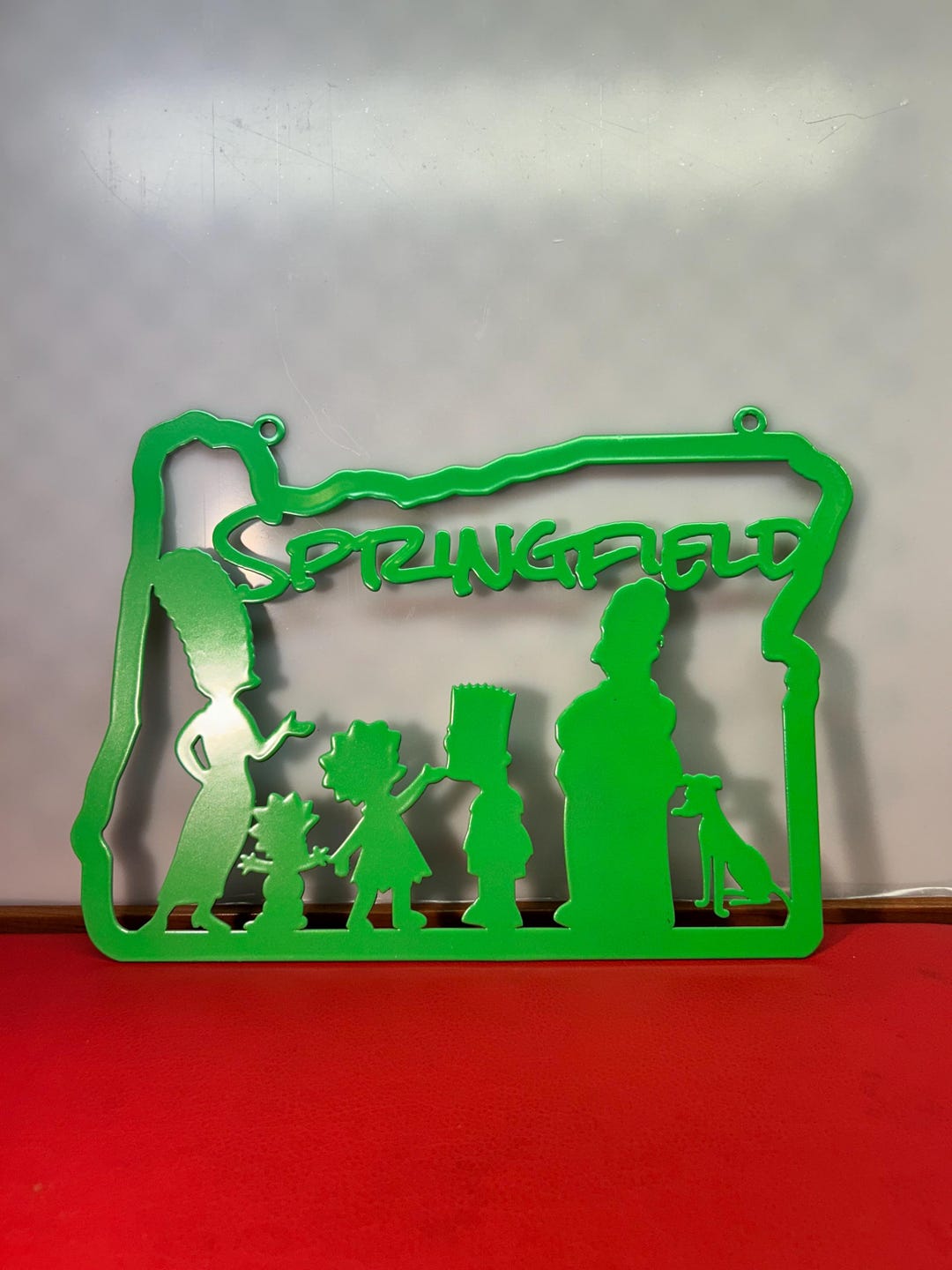 Simpsons Springfield Powder Coated Metal Sign - Etsy