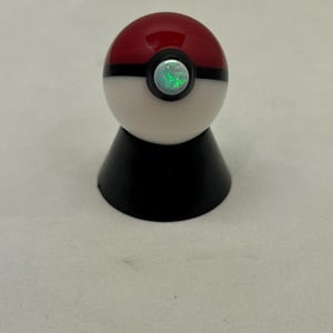 Hand Made Glass Pokeball Marble - Etsy