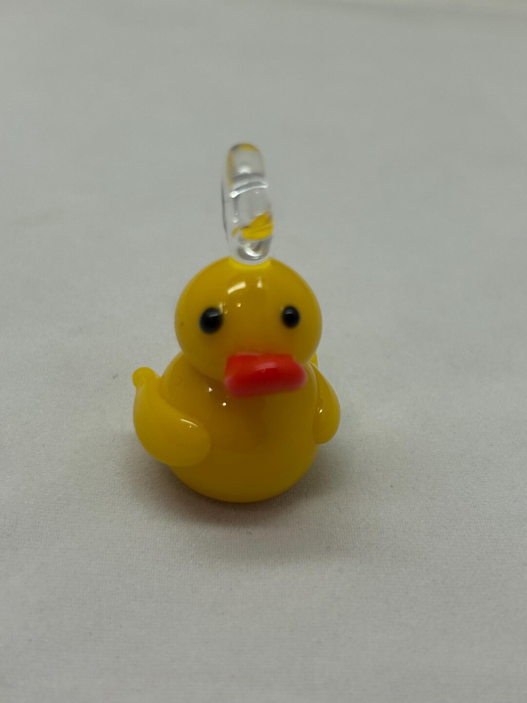 Hand Sculpted Glass Ducky Ornament/ Pendant - Etsy