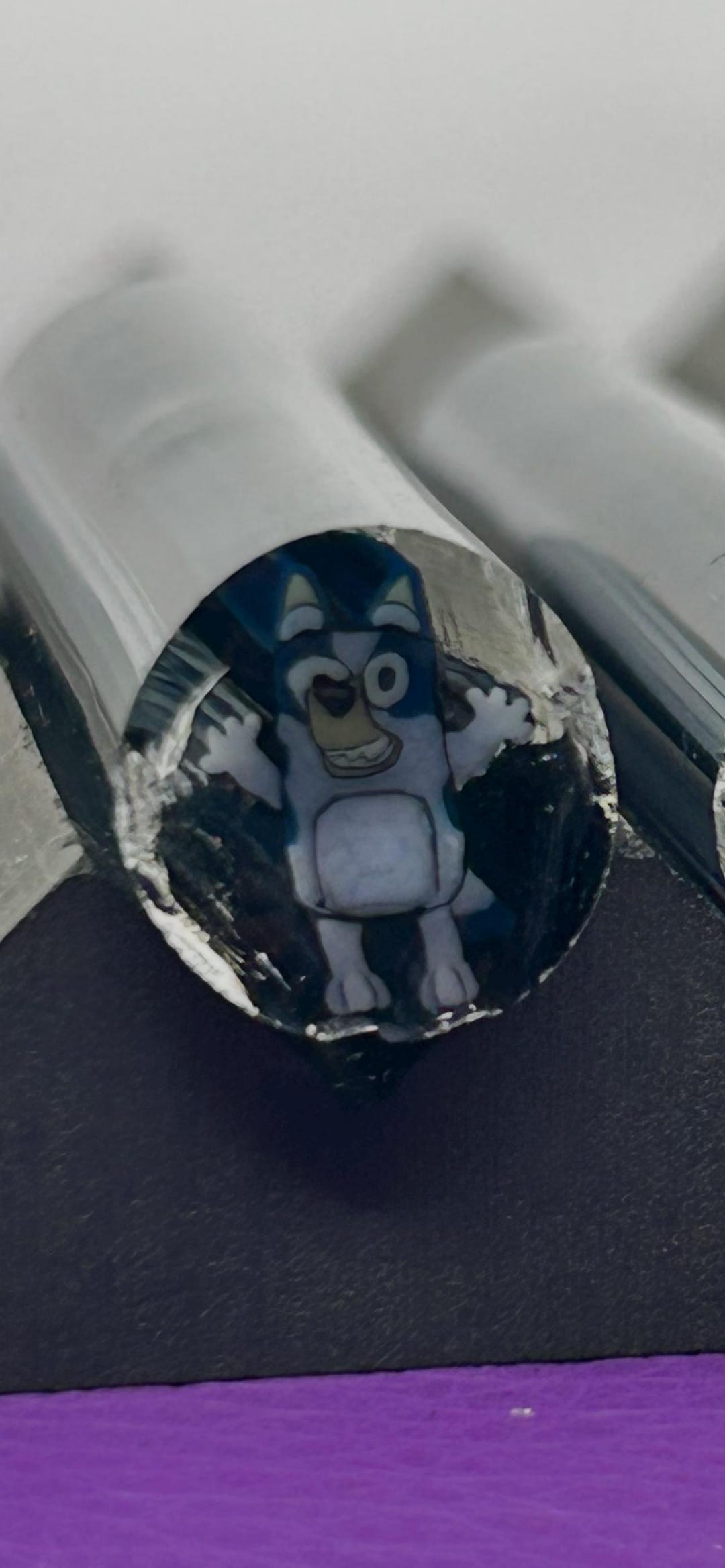 Blue Dog Borosilicate Glass Murrine Cane 33 Coe - Etsy