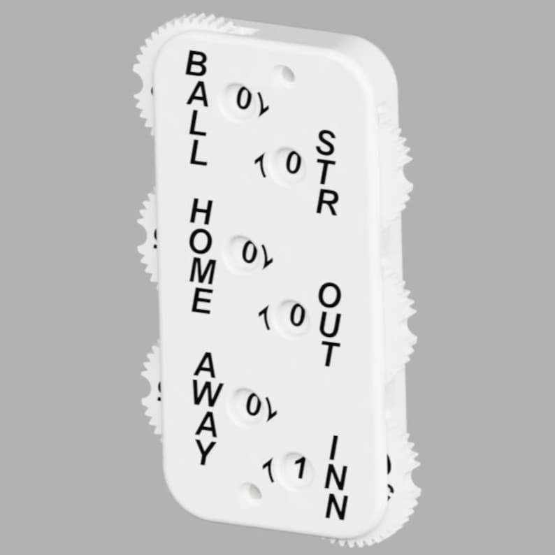 Rectangular Baseball/softball Umpire Clicker With Score Dials. for ...