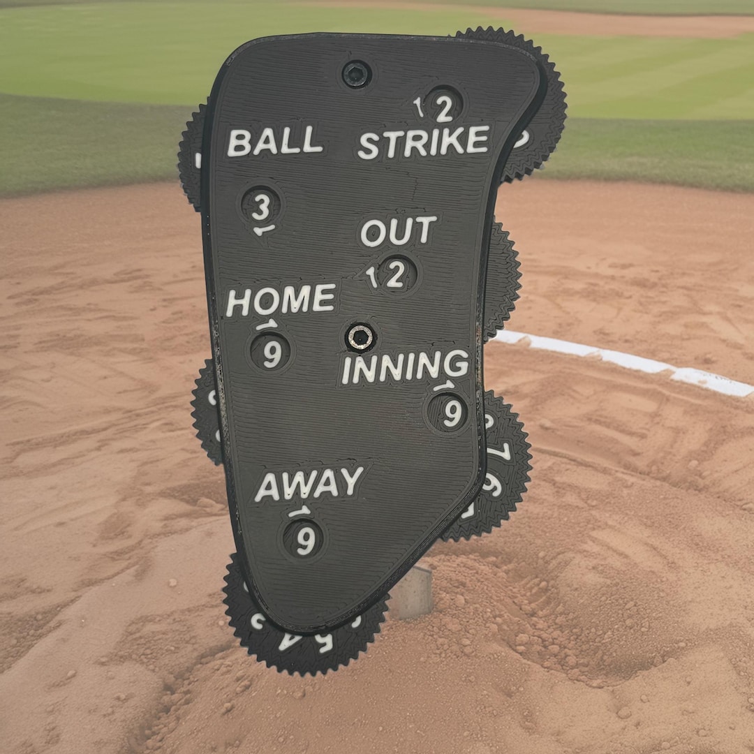 Baseball/softball Umpire Dial Indicator With Score Dials. for Umpires ...