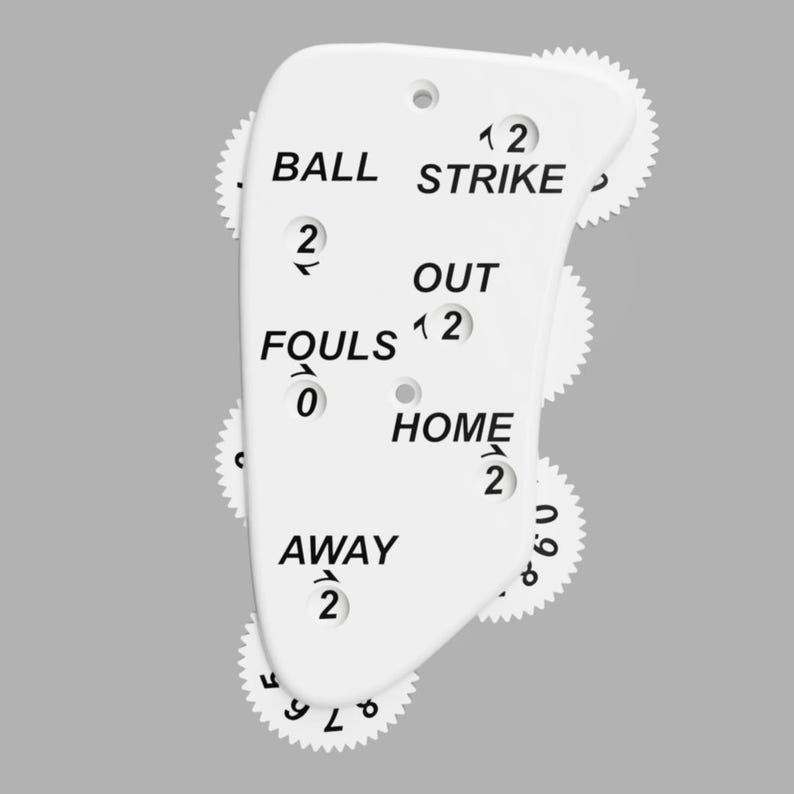 Kickball Umpire Dial Indicator With Score Dials. for Umpires ...
