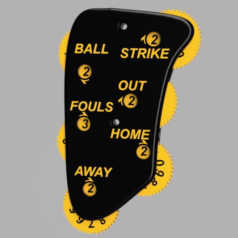 Kickball Umpire Dial Indicator With Score Dials. for Umpires ...