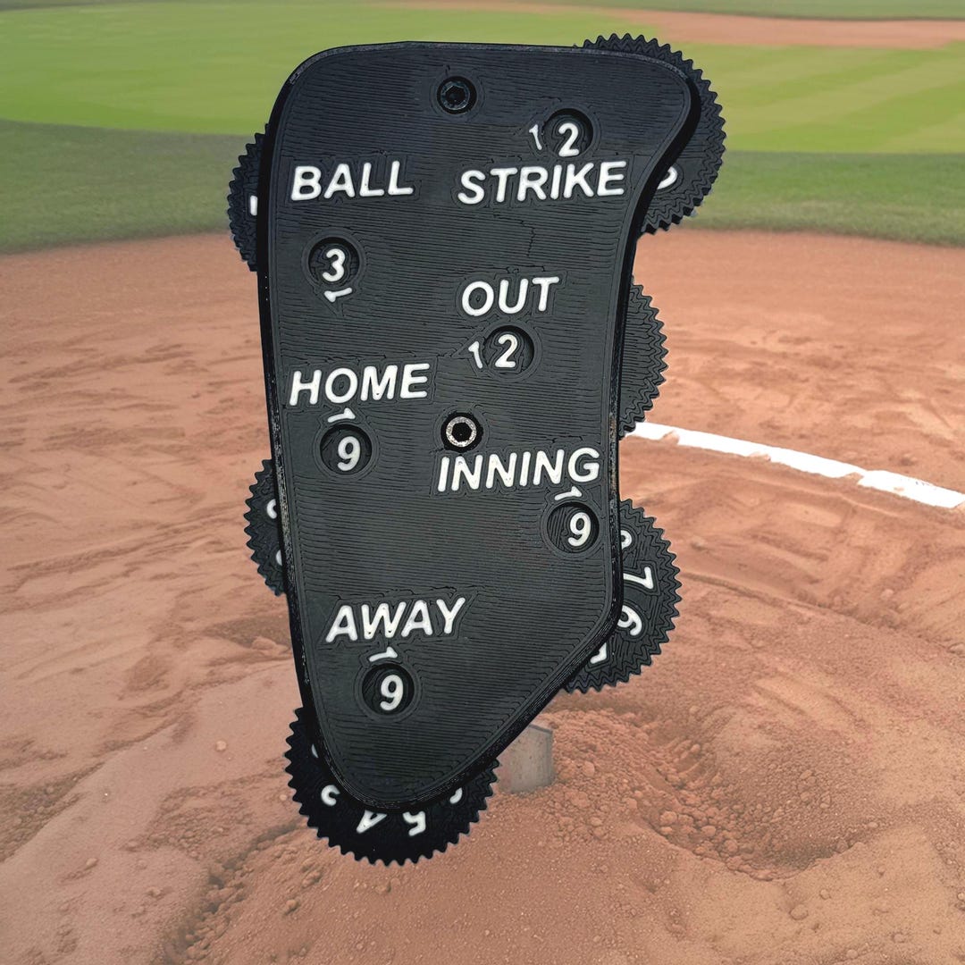 Baseball/softball Umpire Dial Indicator With Score Dials (original ...