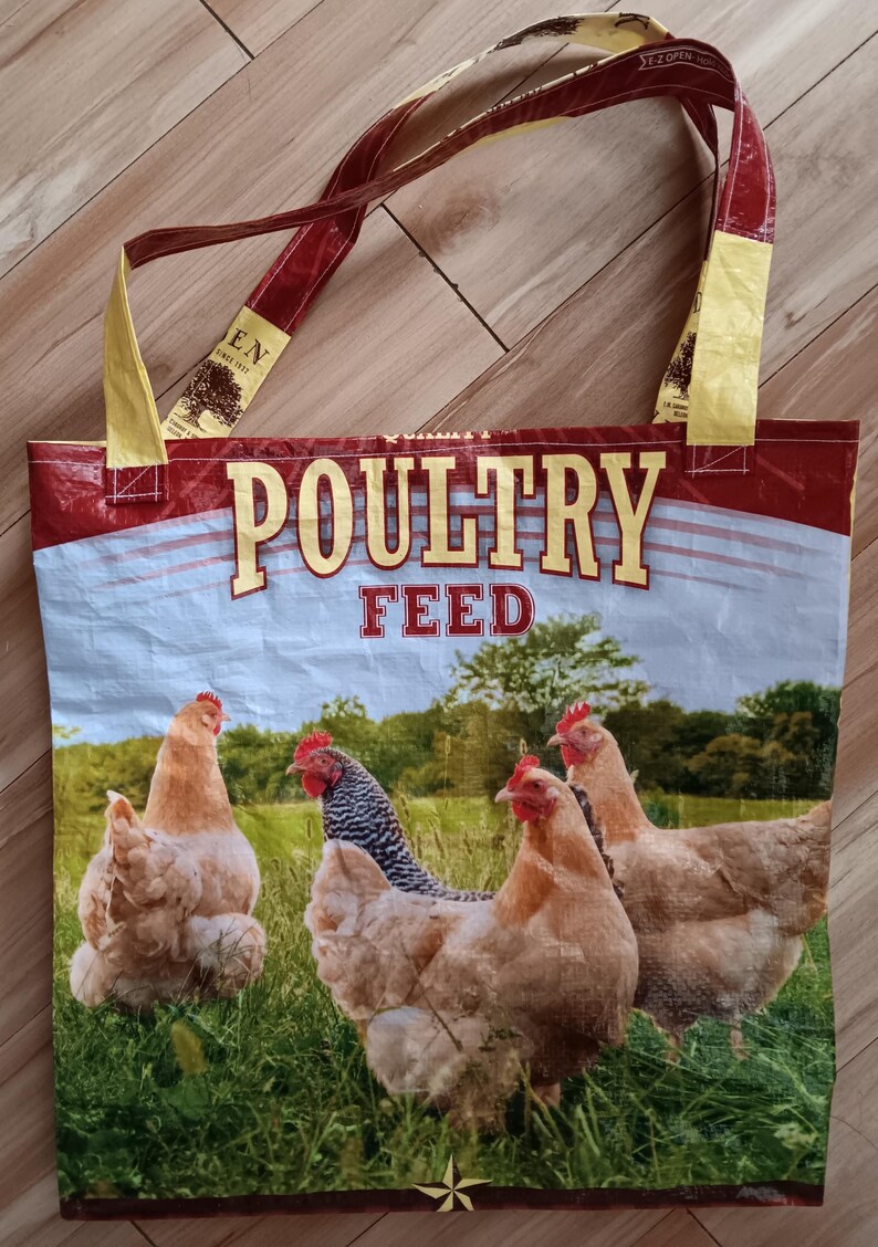 Chicken Rooster Part 2 Many to Choose From - Feed Bag Recycled Upcycle ...
