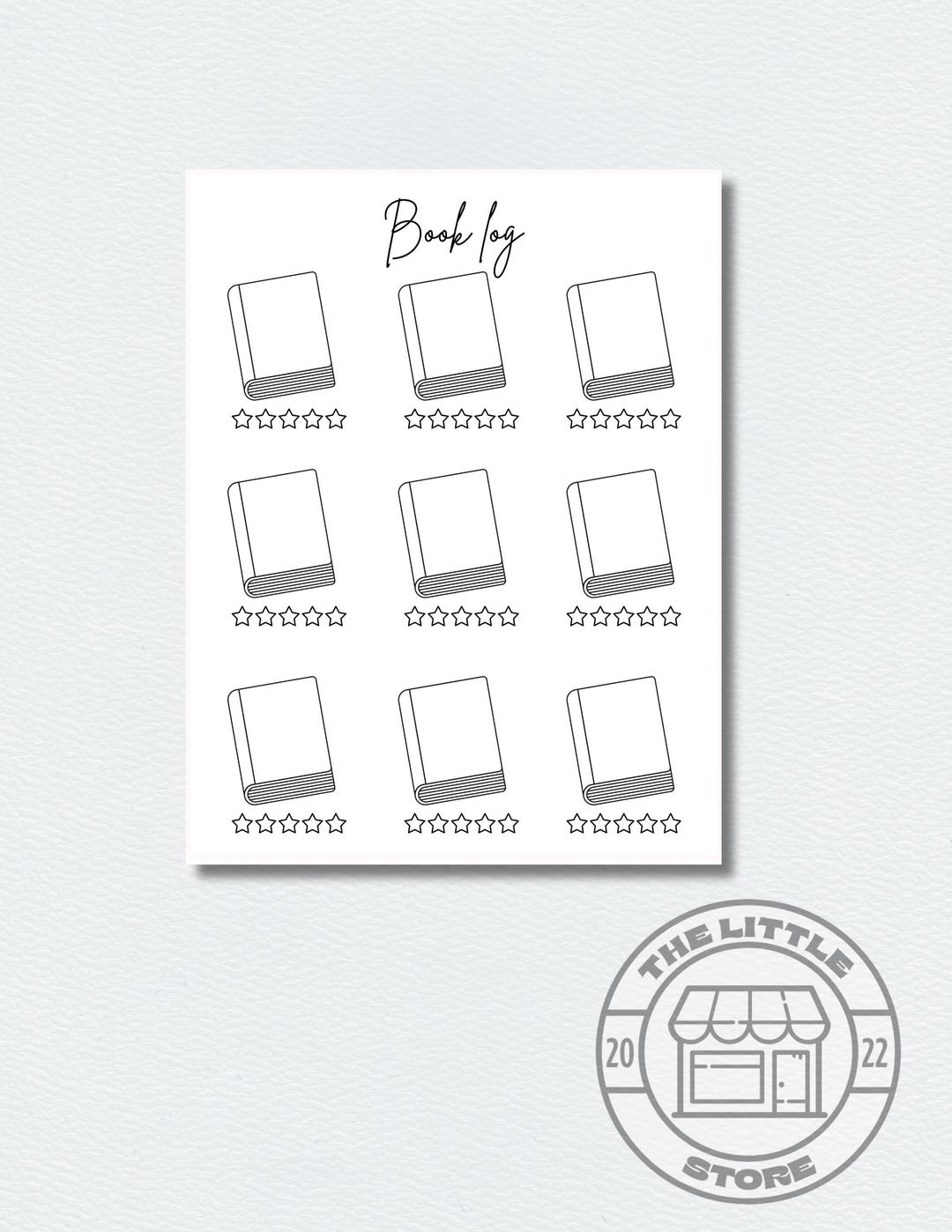 Printable Book Log Tracker - Reading List Template, Book Review Chart ...