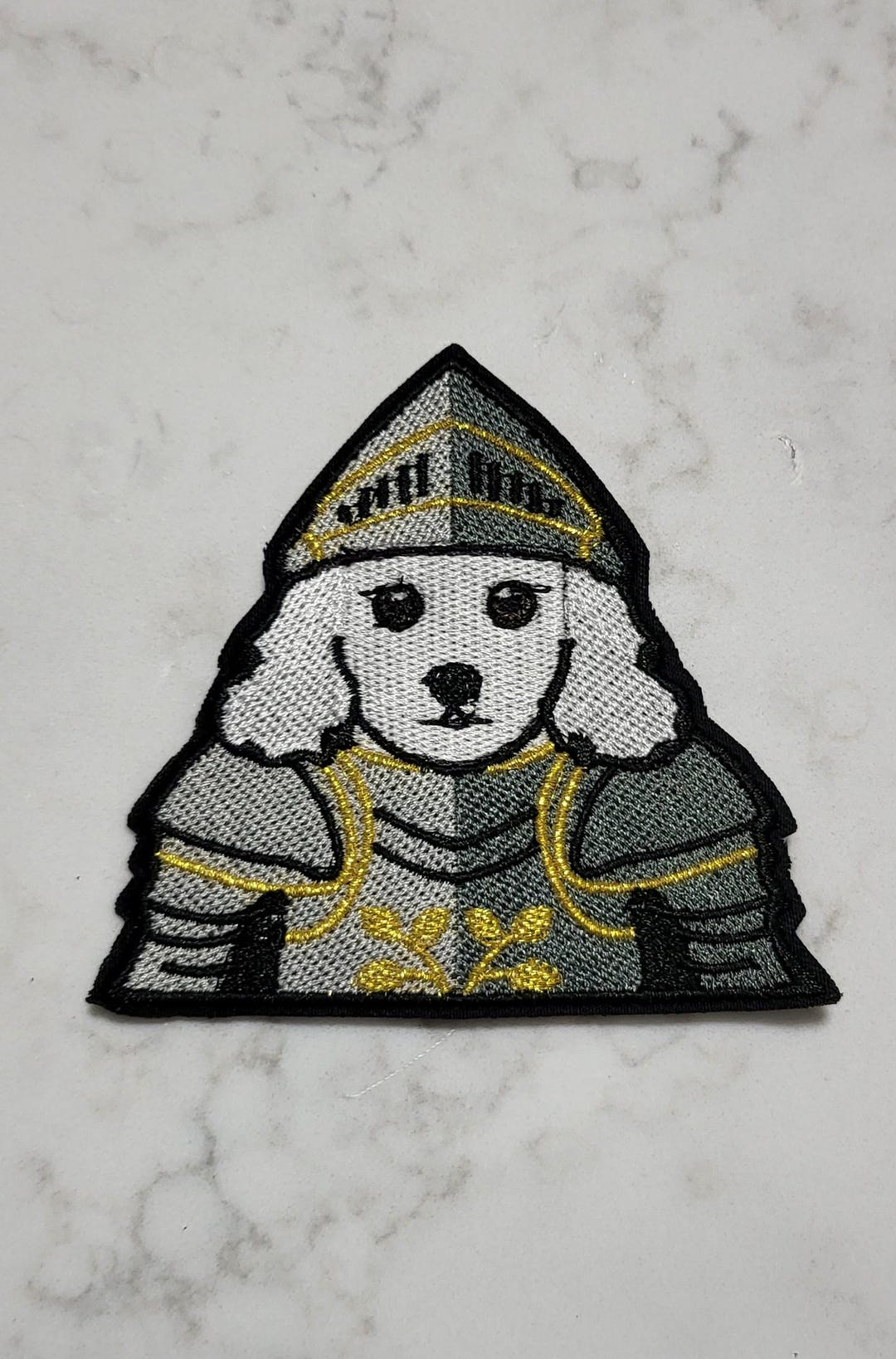 Kiki - Husky Dog Medieval Knight Embroidered Patch - Etsy