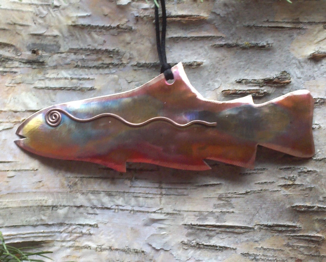 Copper Fish Ornament - Etsy