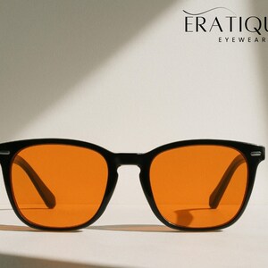 Orange Tinted Blue Light Blocking Glasses| Cat Eye Glasses| Screen ...