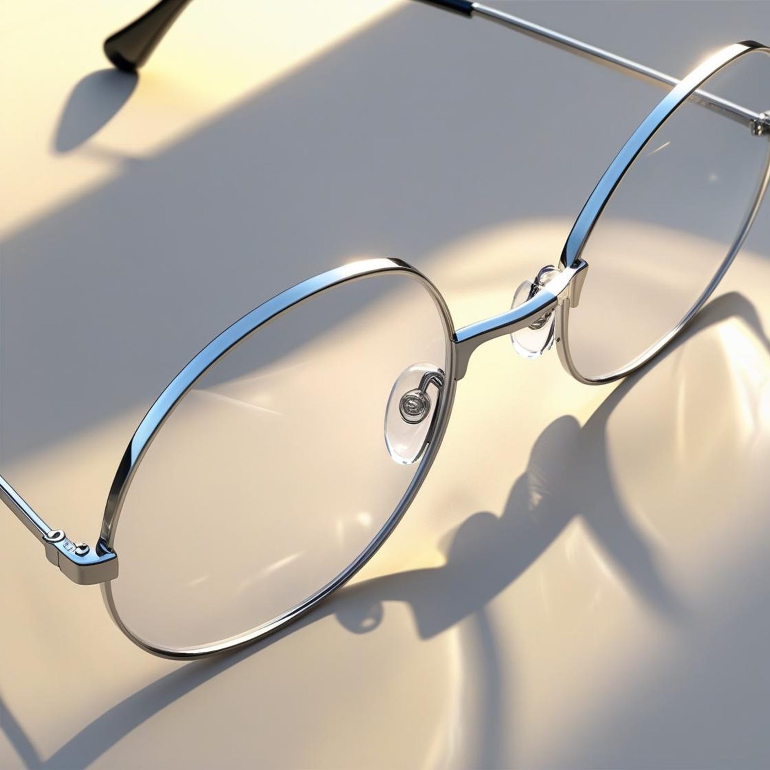 Vintage Style Round Metal Frame Glasses for Women and Men| Clear Lens ...
