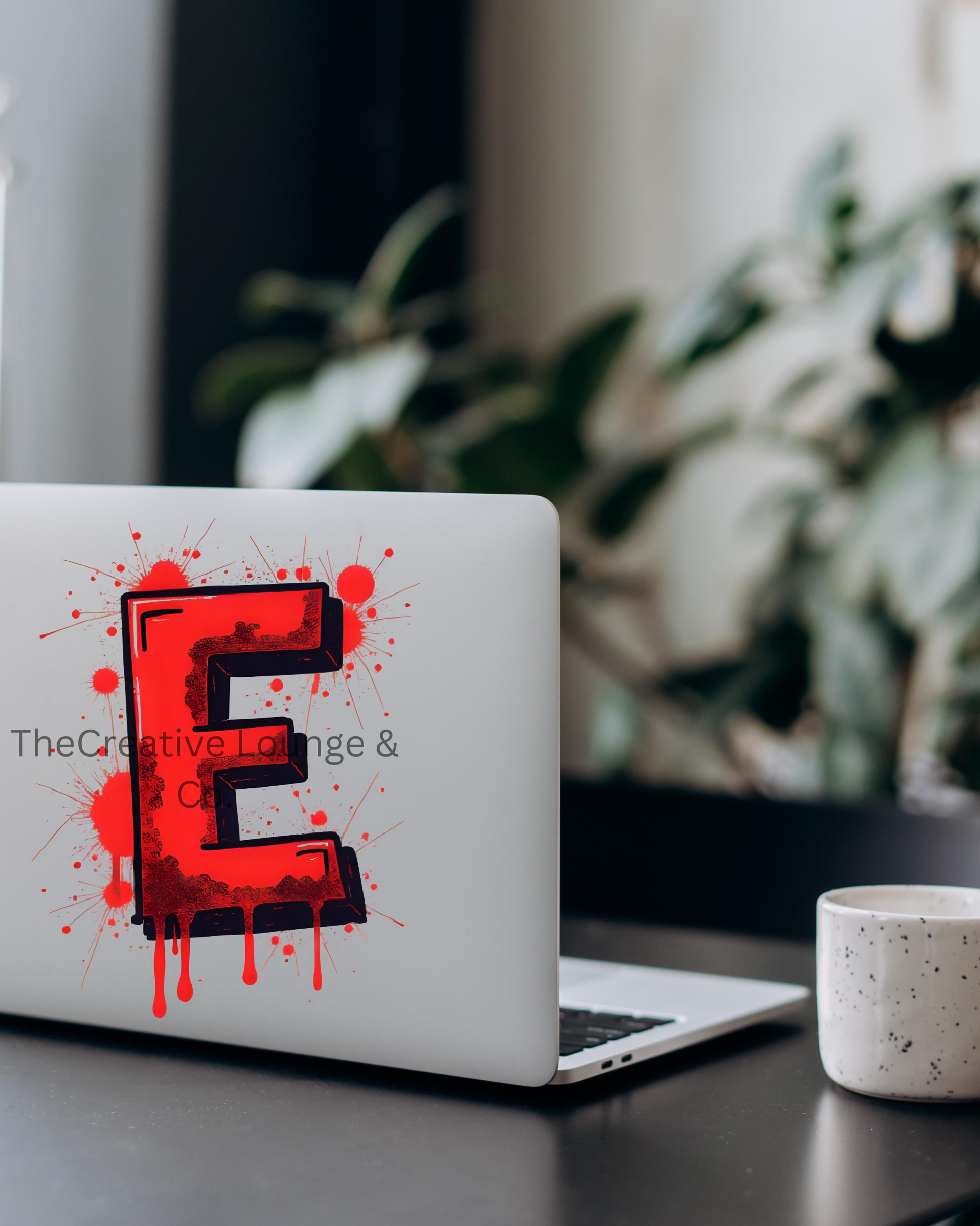 Bubble Letter E PNG SVG JPG – Retro Graffiti Font Clipart, Letter ...