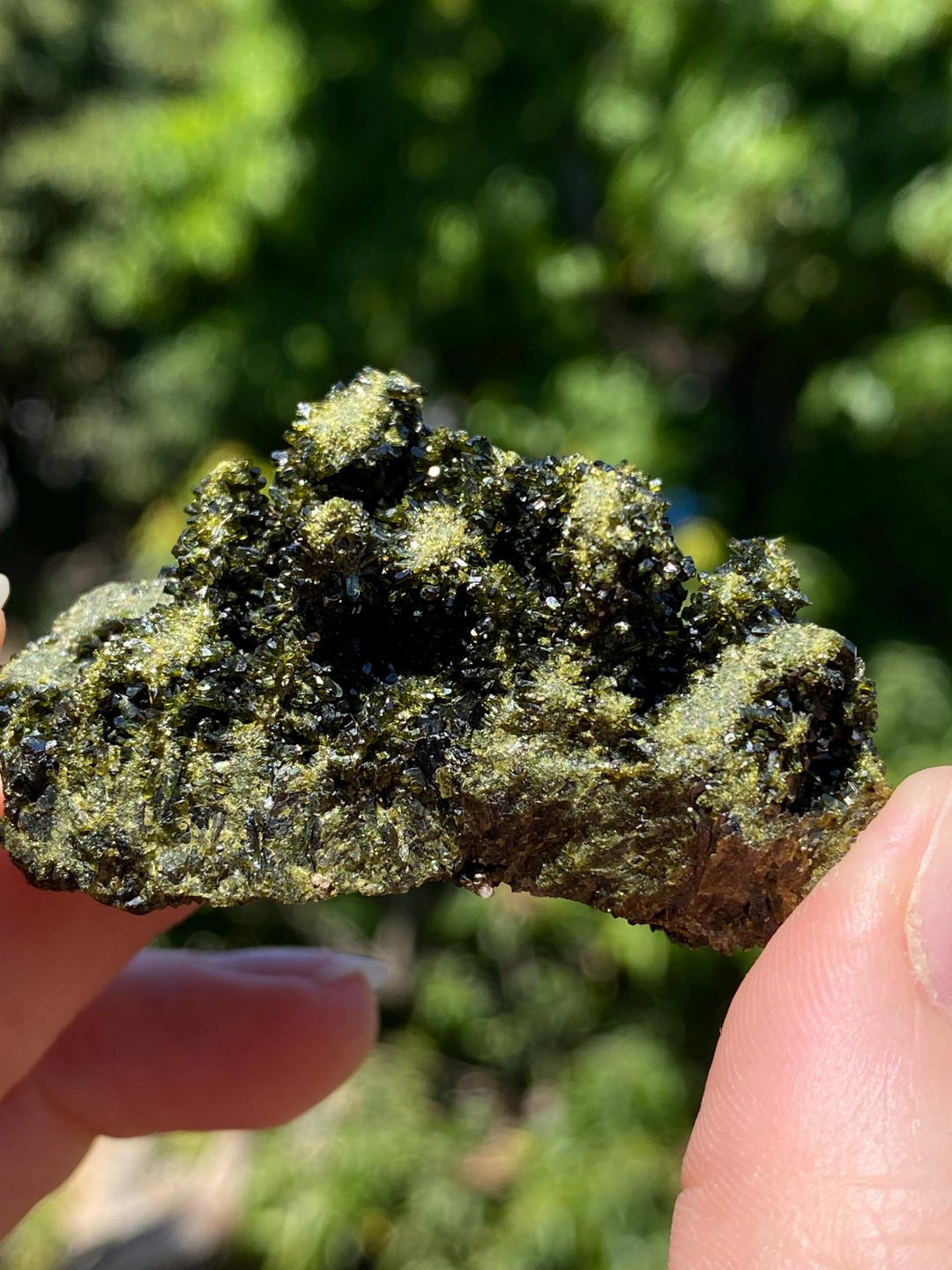 Forest Epidote AA Grade Turkish Epidote Crystal Mineral Specimen - Etsy