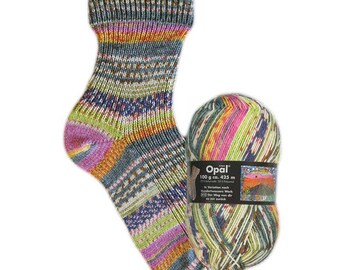 Opal Sock Yarn Hundertwasser, 100g/465yds, 2100 FREE Shipping any Two - Etsy