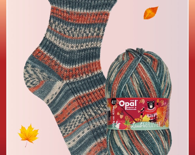 Opal Sock Yarn Laubgeflüster 4-ply Superwash 100g/465yds 11255 - Etsy
