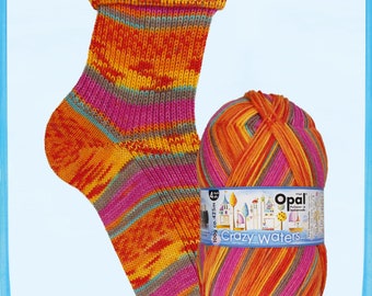 Opal Sock Yarn Hundertwasser, 100g/465yds, 2104 FREE Shipping any Two - Etsy