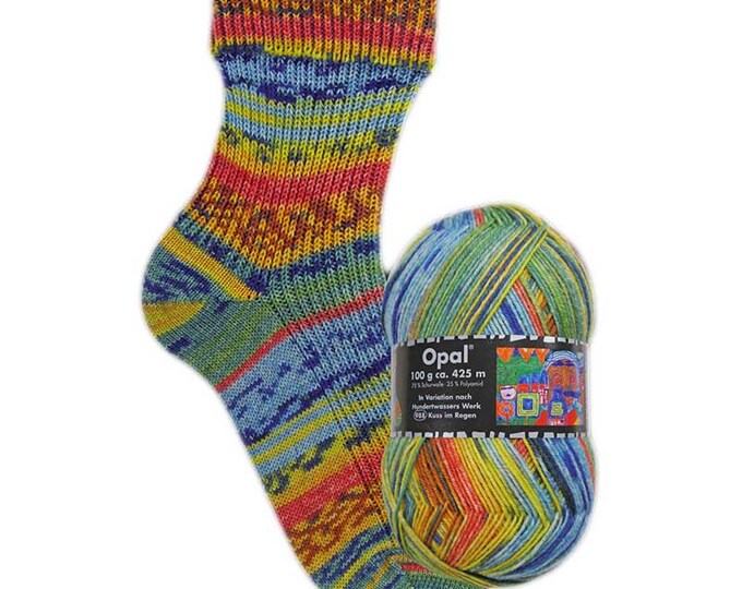 Opal Sock Yarn Hundertwasser, 100g/465yds, 3200 FREE Shipping any Two - Etsy