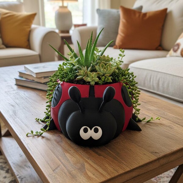 Ladybug Planters - Etsy