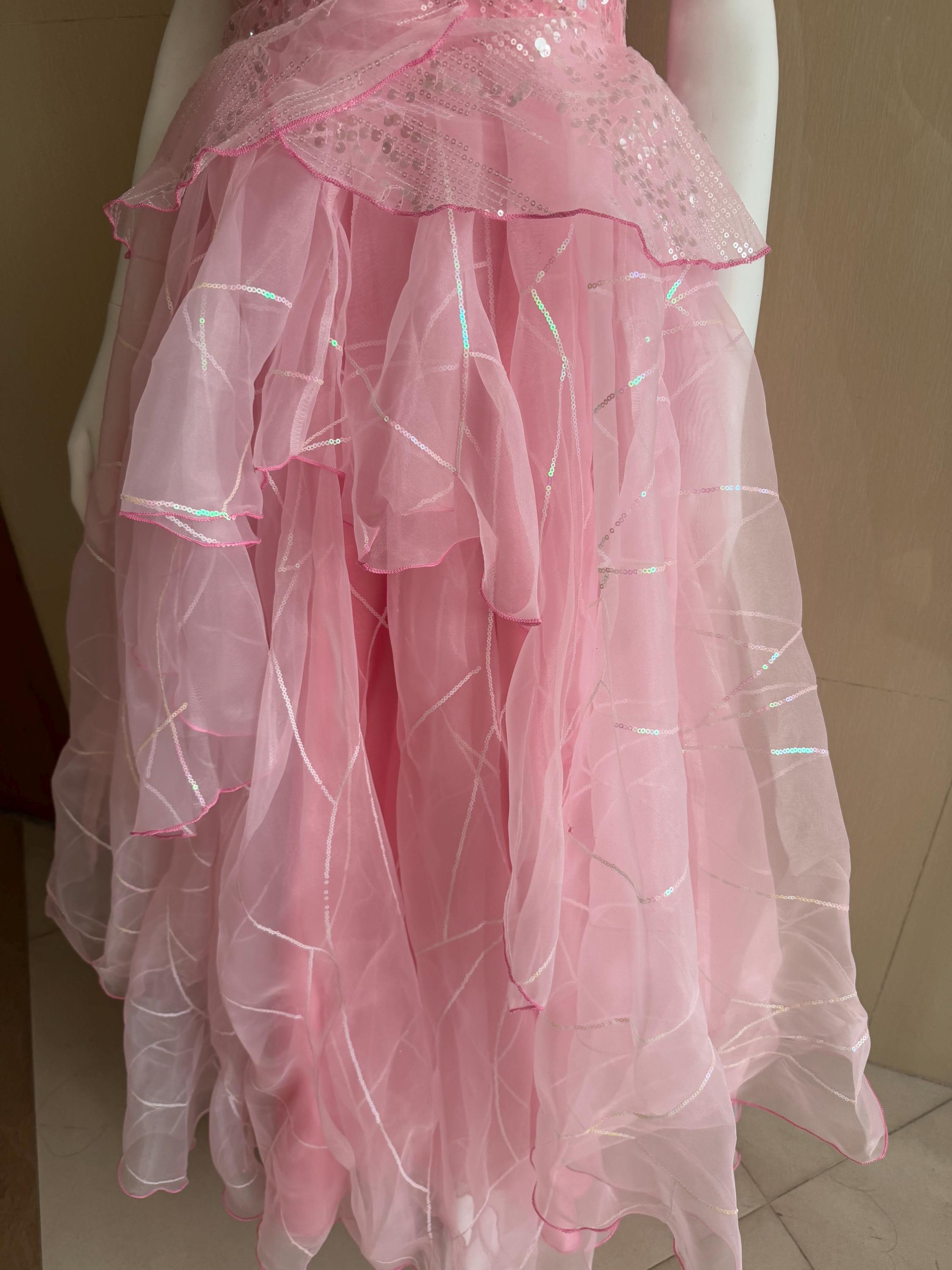 Wicked Glinda Costume Cosplay Suit Full Outfit Pink Wedding Dress - Etsy