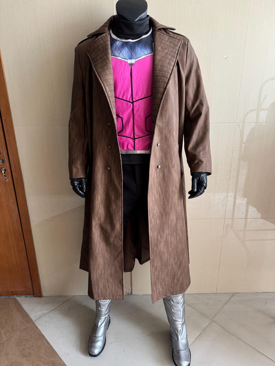 Gambit Costume Cosplay Suit Deadpool 3 Full Outfit Remy Etienne Lebeau ...