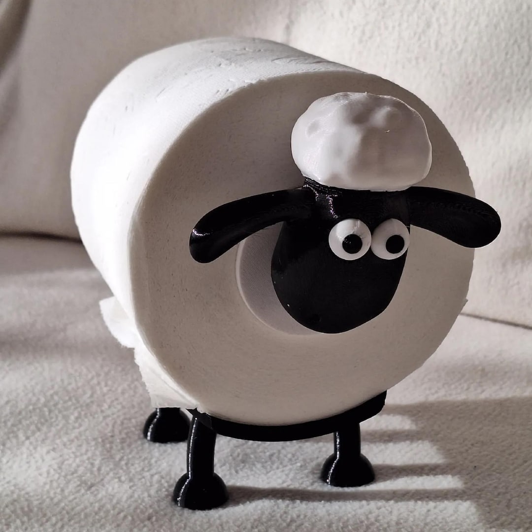 Shaun the Sheep Toilet Roll Holder Funny Bathroom Accessory, Perfect ...