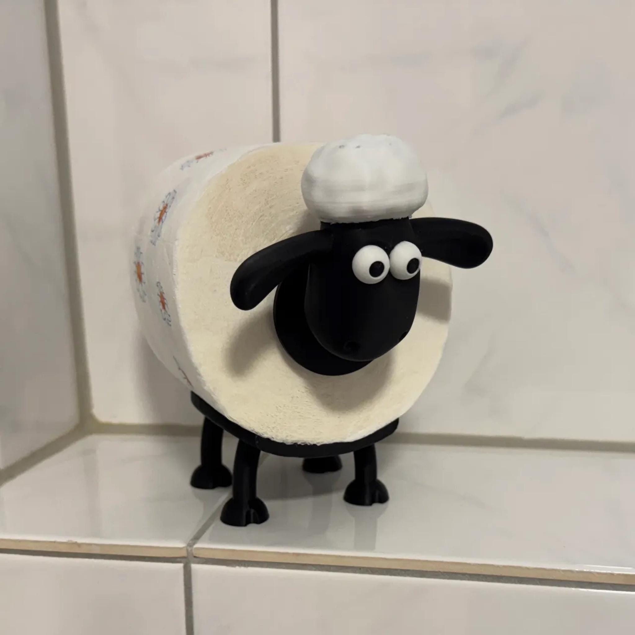 Shaun the Sheep Toilet Roll Holder Funny Bathroom Accessory, Perfect ...
