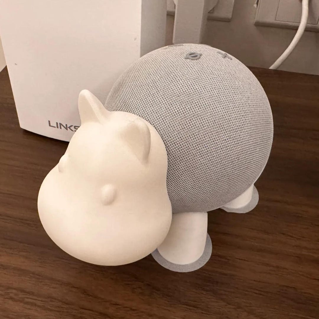 3d-printed Hippo Stand for Amazon Alexa 5th Gen – Cute Animal Design ...
