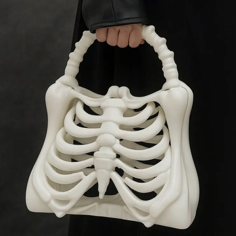 3d Printed Skeleton Purse - Etsy