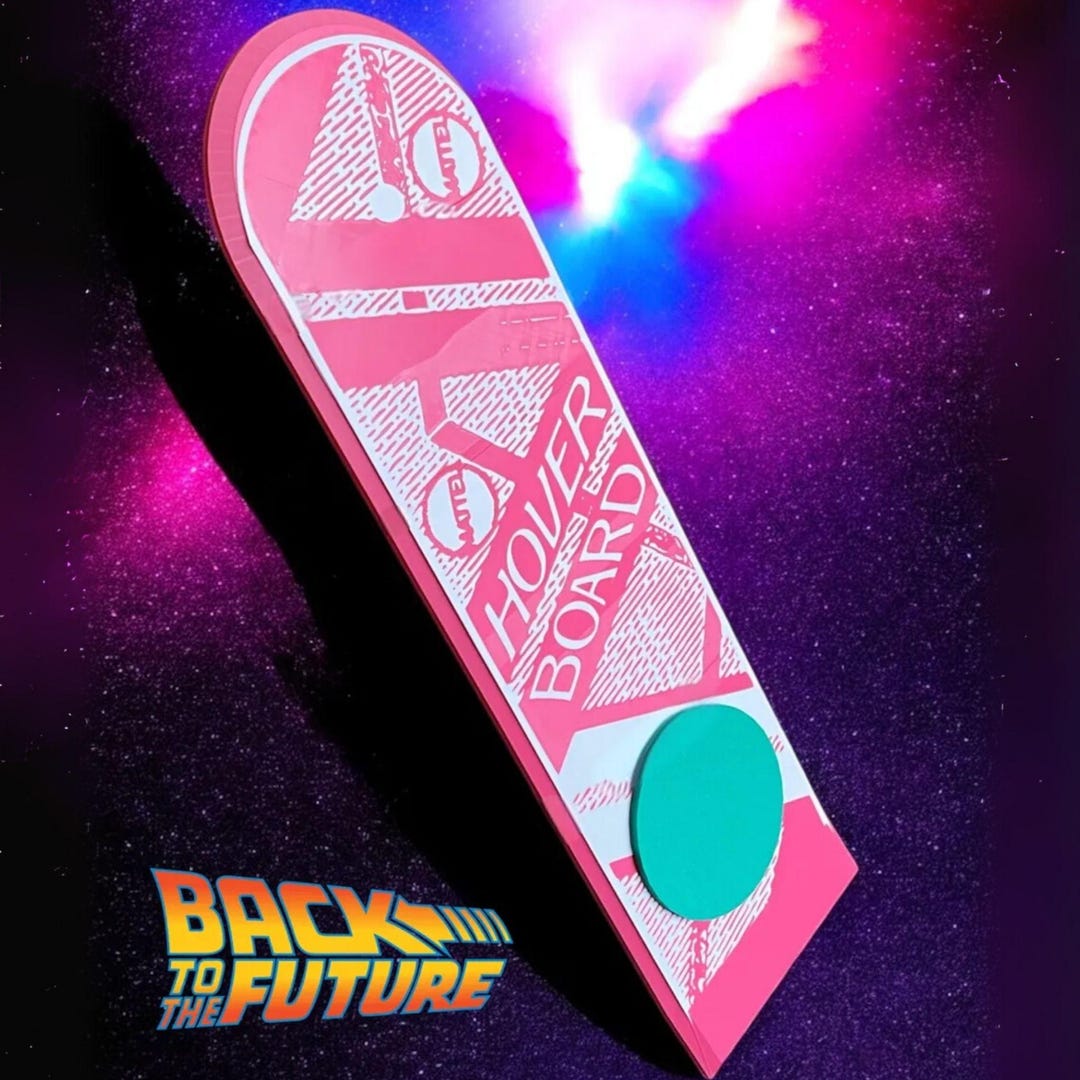 Back to the Future Hoverboard Replica – Movie Prop Collectible, Sci-fi ...