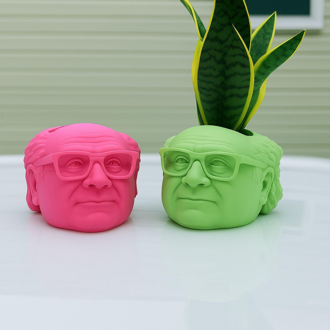 Danny Devito Plant Pot – Hilarious Celebrity Head Planter for Succulents, Cacti & Herbs – Funny ...
