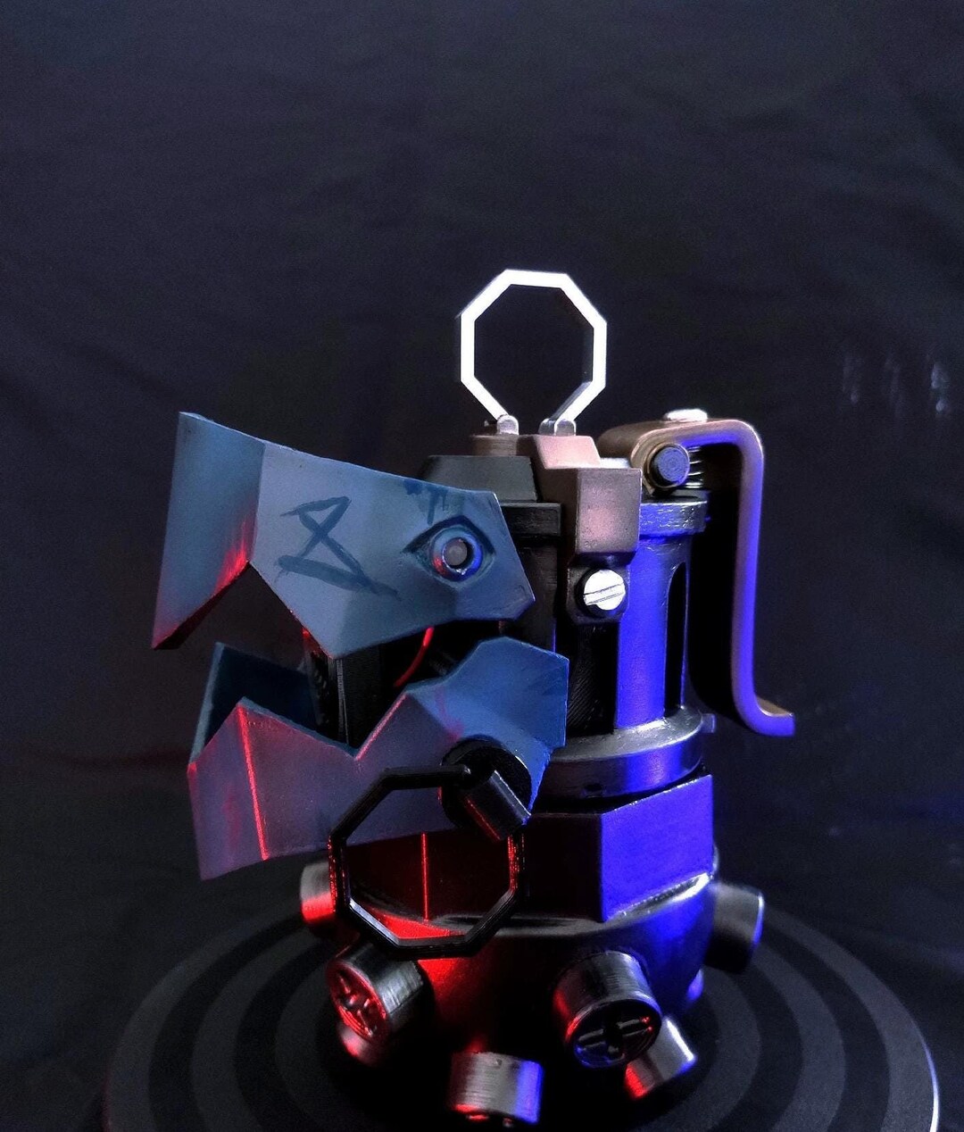Arcane Jinx's Functional Electrical Flame Chompers Grenade for Cosplay ...