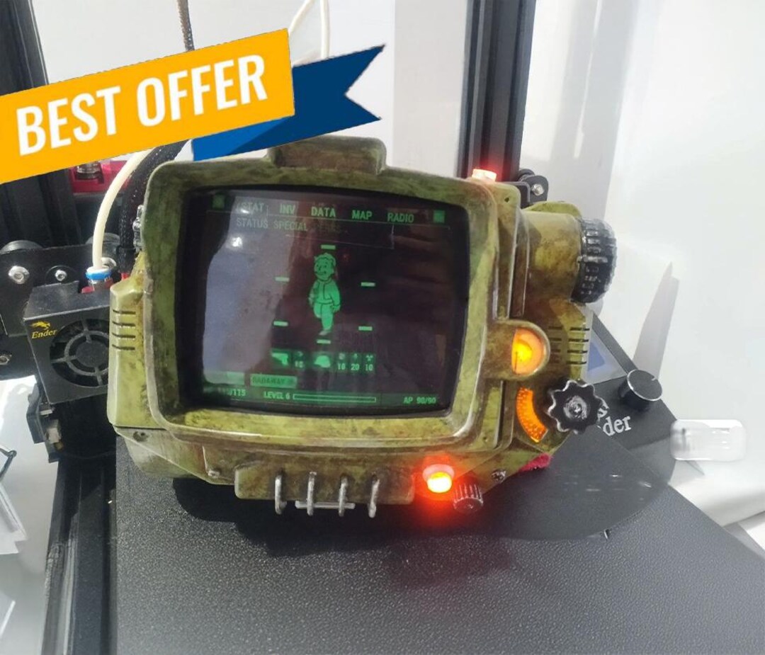 Fallout 4/76 Handmade 3d Printed Funtional Usb Pipboy Toy - Bethesda ...