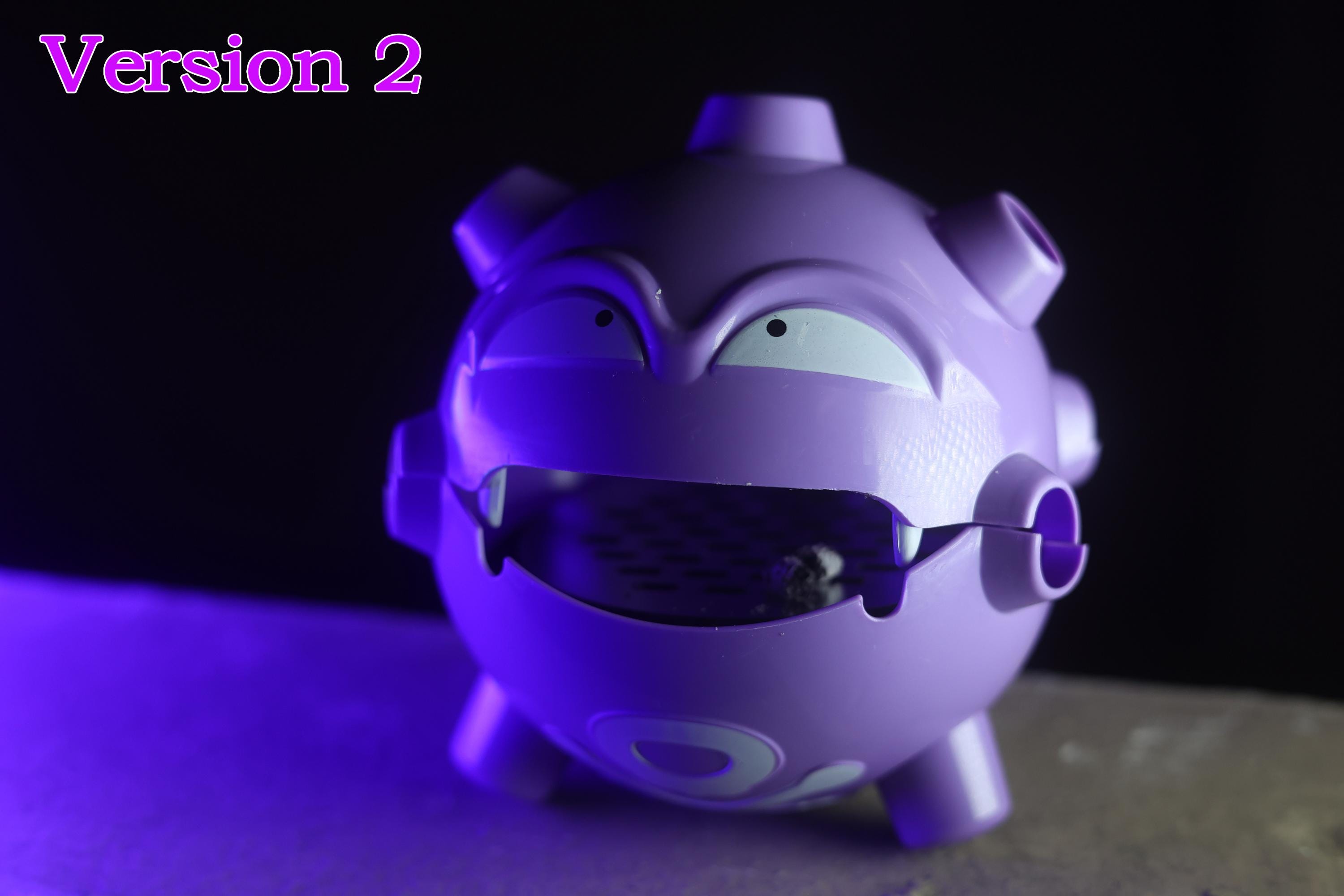 3D Printed Pokemon Inspired Koffing Resin Smoker Cigaratte Ashtray ...