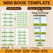 Editable Mini Book Template: DIY Pocket Journal, Canva & Cricut ...