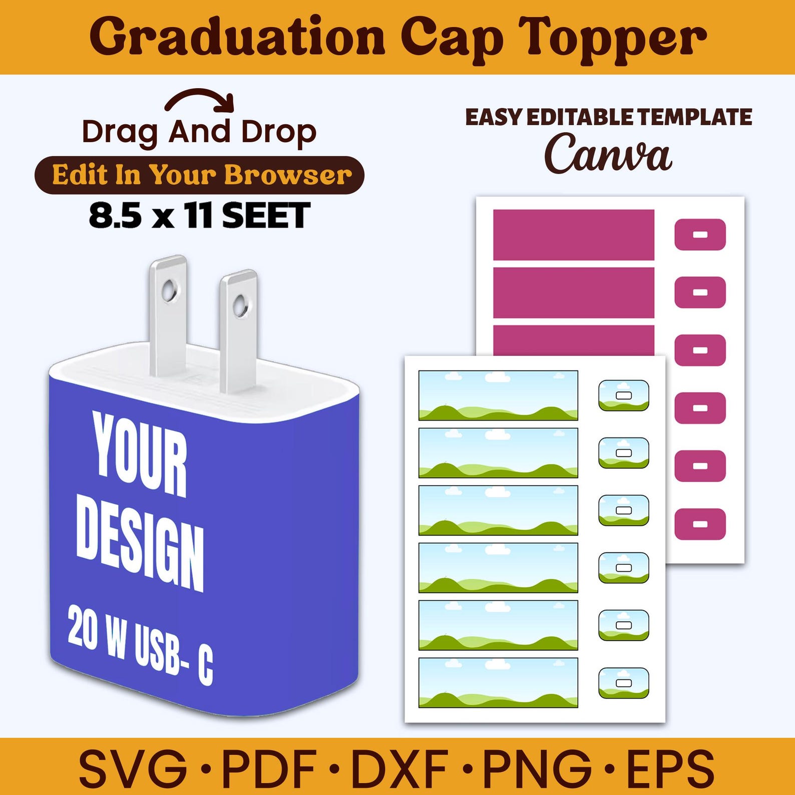 20W USB-C iPhone Charger Template, iPhone Charger Png, iPhone Charger ...