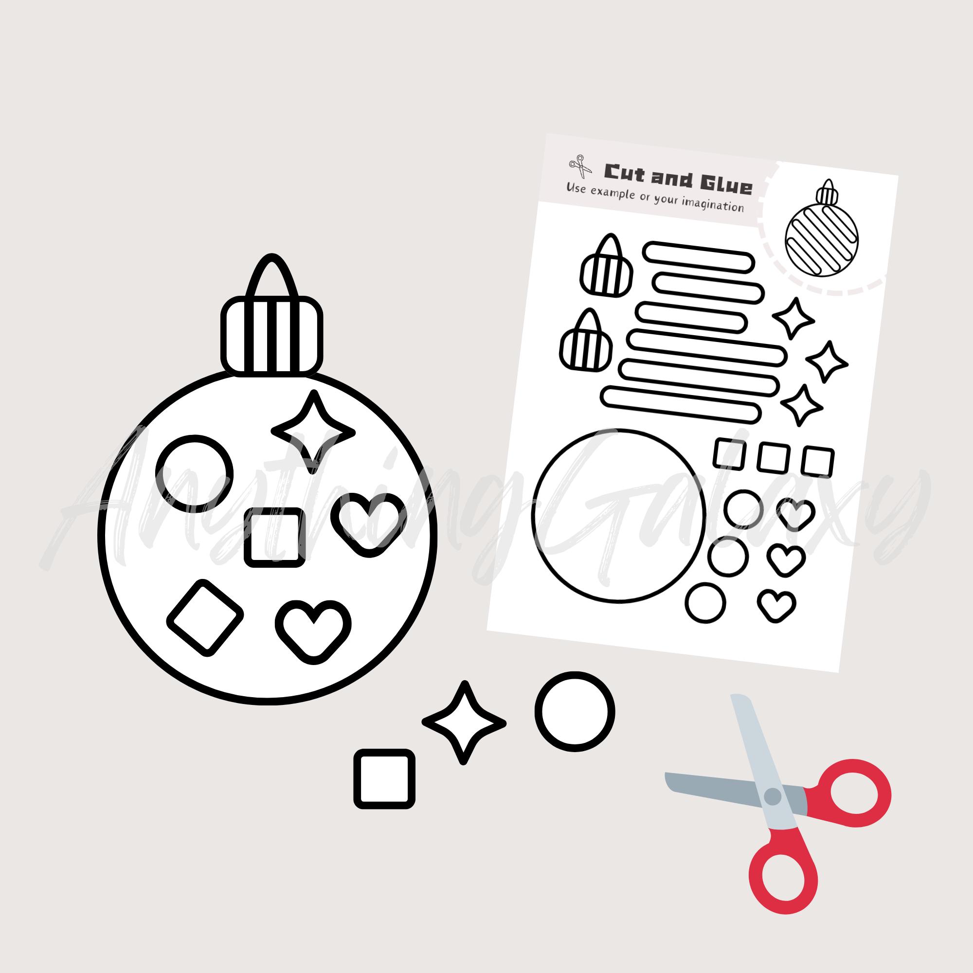 Christmas Cut and Paste | Christmas Cut and Glue | Activities for ...