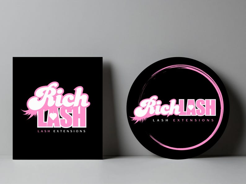 Lash Logo Designs Beauty Salon Logo Lash Designer Logo Hair Business ...