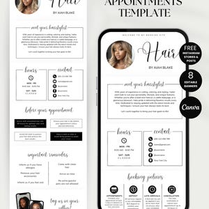 Square Booking Site Template Hair Square Appointments Booking Site Hair ...
