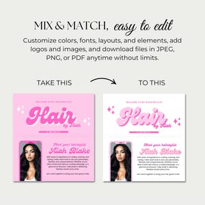 Square Bookings Site Template Hair Square Appointments Hair Template ...