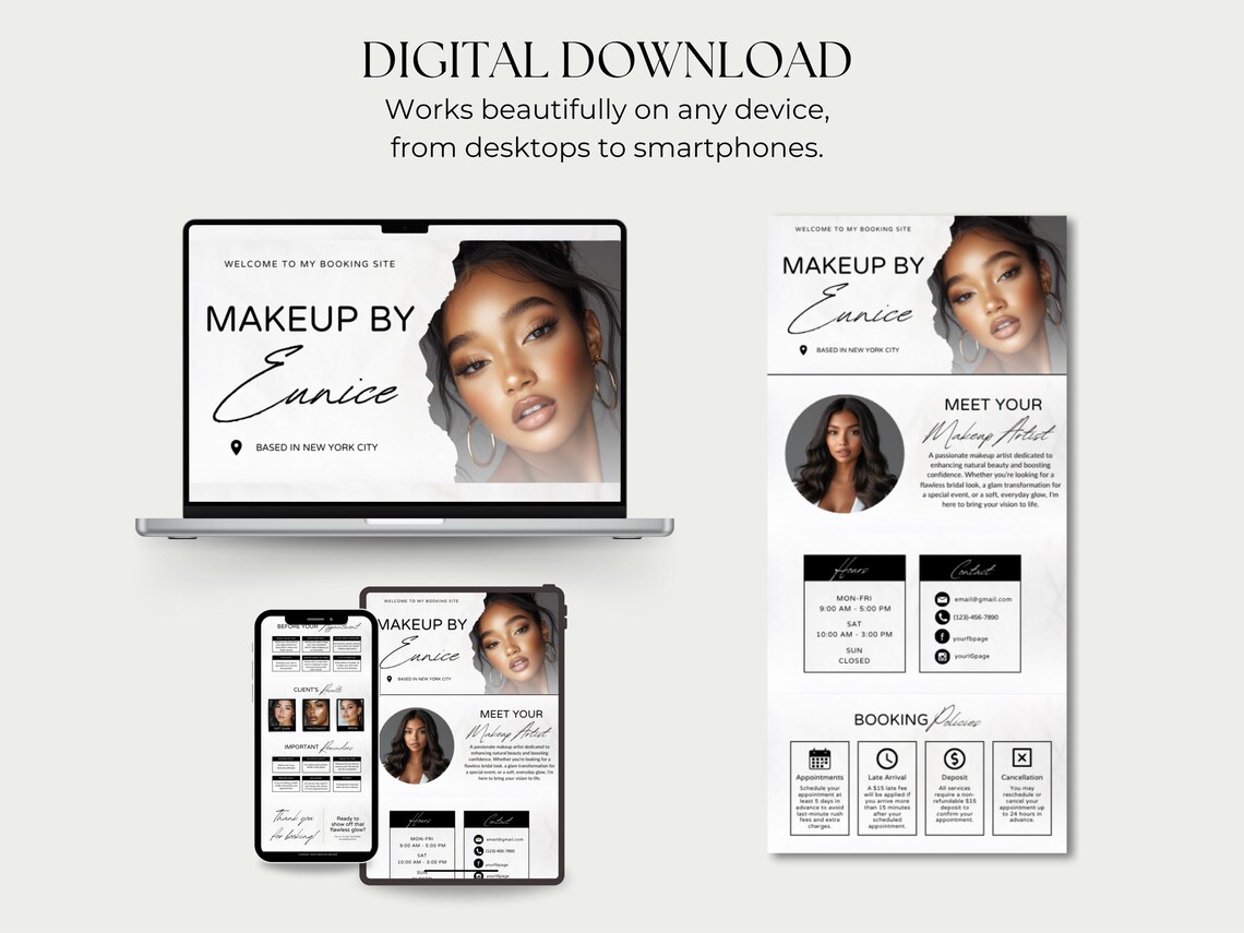 Makeup Acuity Scheduling Template Makeup Scheduler Acuity Template ...